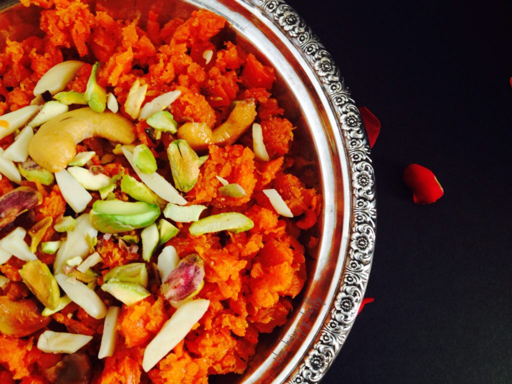Gajar Halwa (Carrot Fudge) - the-happy-belly